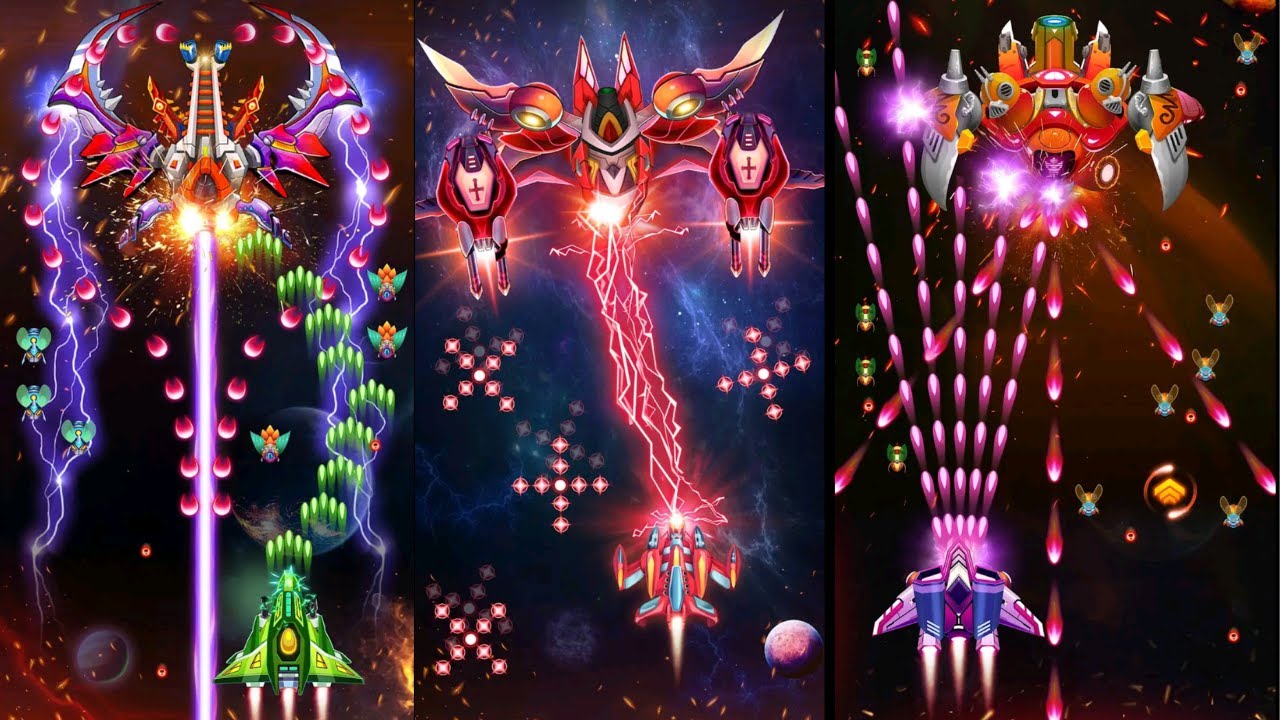 mobile gaming video Galaxiga space Shooting Game - YouTube