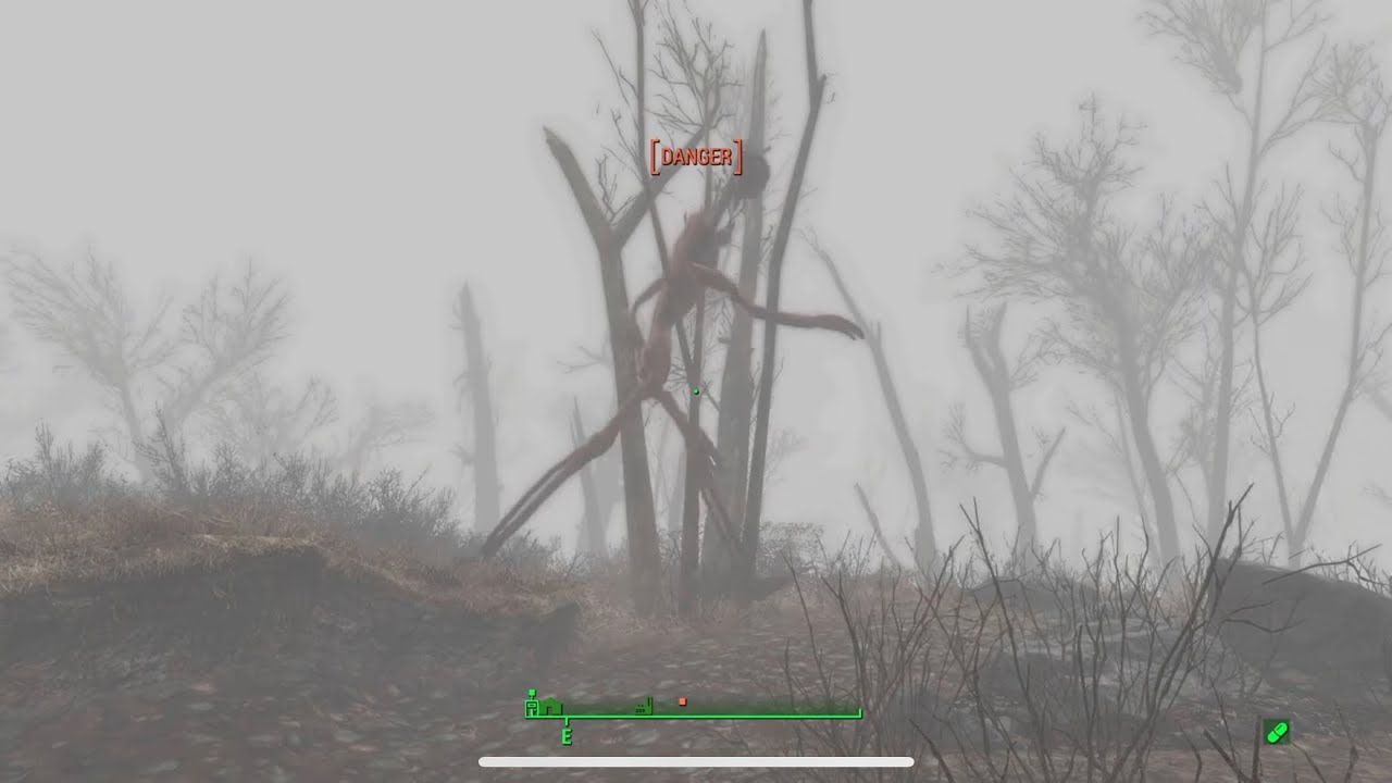 Siren Head Gets Stuck in a tree Fallout 4 - YouTube
