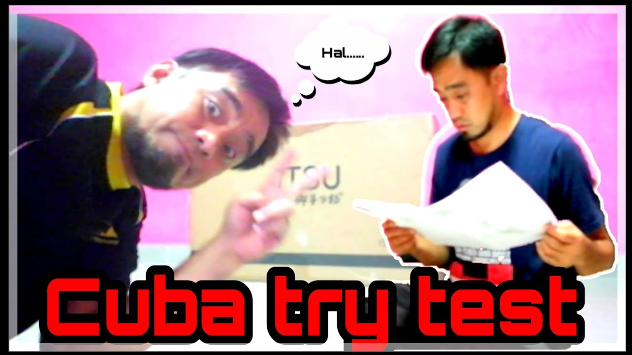 Cuba try test #ceritaku - YouTube