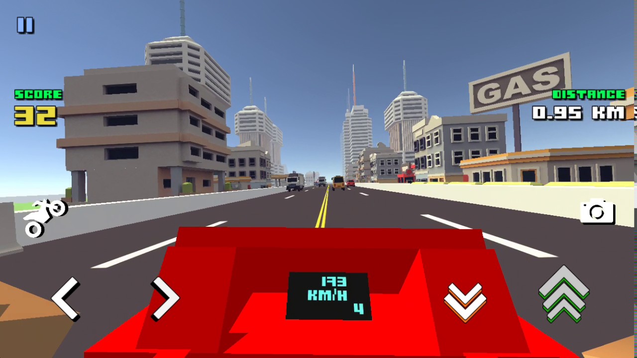 200km/h and wheelie stunts in Blocky Moto Racing game! - YouTube