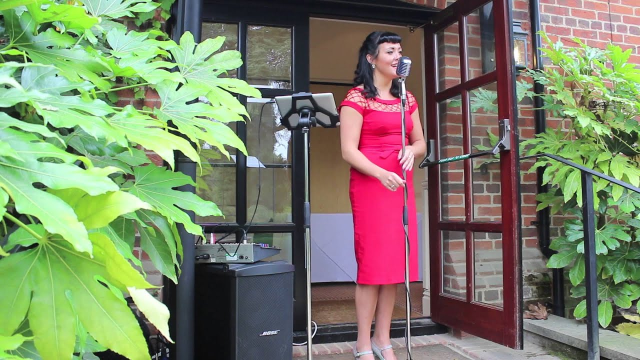 Amy Baker - Singer wedding at Careys manor - YouTube