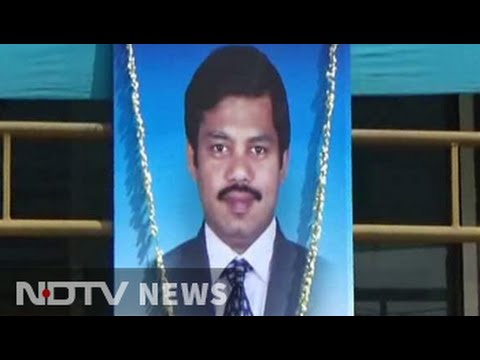 A Raja aide Sadiq Batcha's family blames DMK for death. Posters dot ...