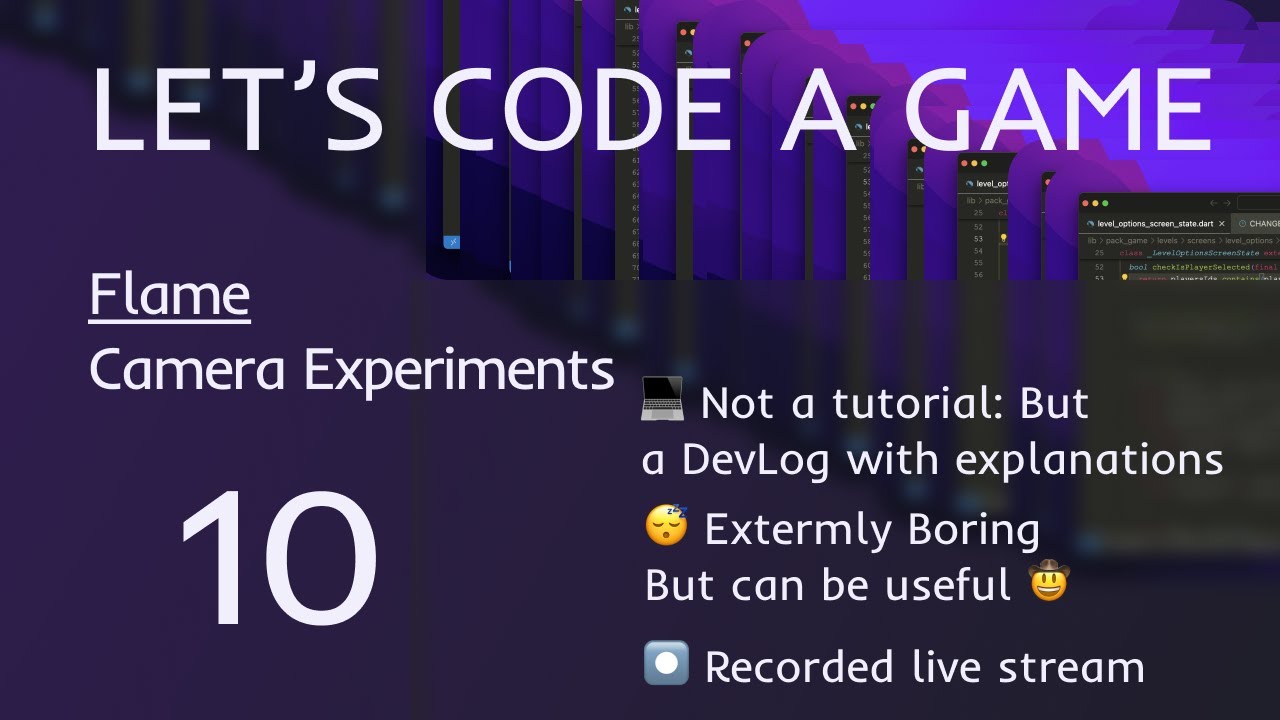 Let's code a game: WordByWord (part 10) - Flame Camera experiments ...