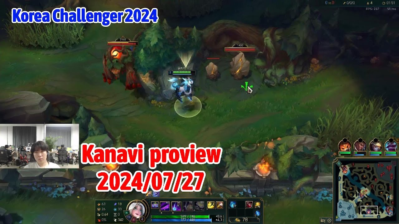 Kanavi proview 2024/07/27 lillia lucian Korea challenger | JDG Kanavi第一视角 - YouTube