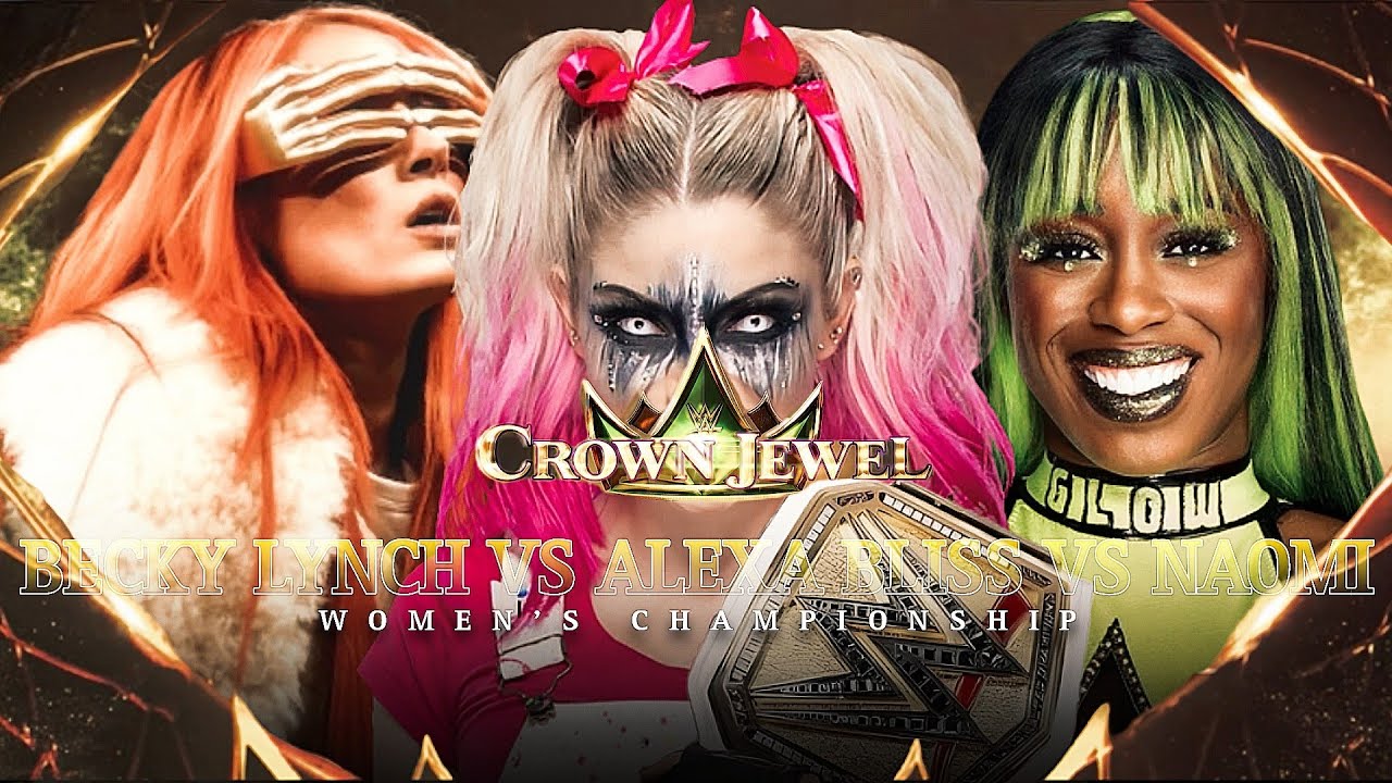 WWE2K24 CROWN JEWEL BECKY LYNCH VS ALEXA BLISS VS NAOMI WWE WOMEN´S ...