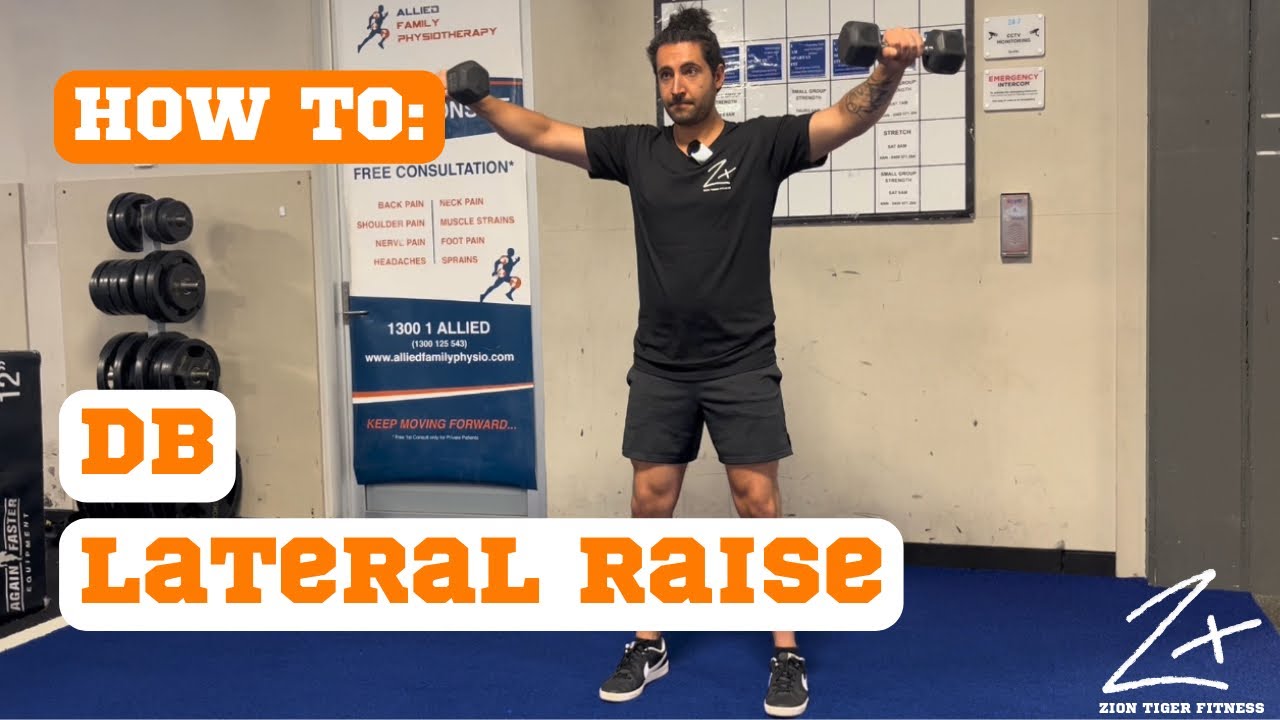 How to: Dumbbell Lateral Raise - YouTube