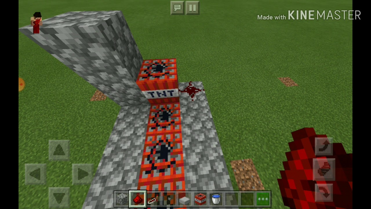 Como fazer um canhão no minecraft pe - YouTube
