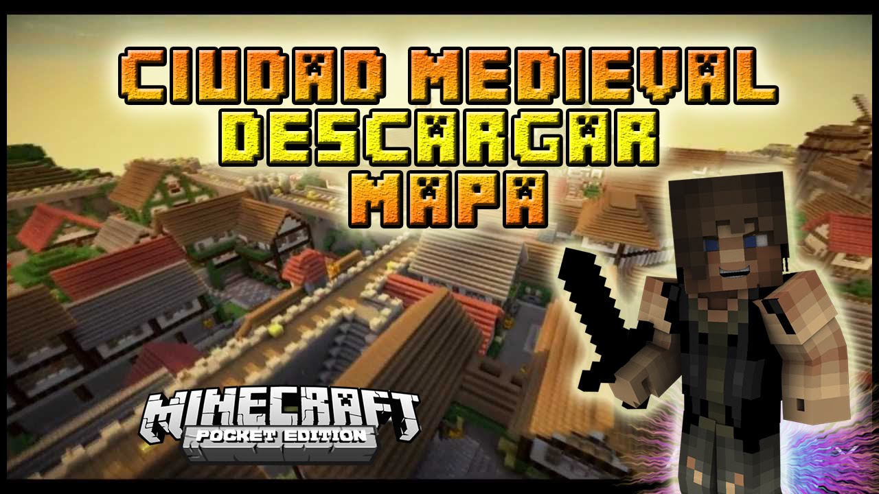 Ciudad Medieval/Descargar Mapa/Minecraft Pe 0.15.0 - 14.2 - RapazYt ...