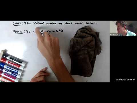 Irrational numbers closed under division? - YouTube