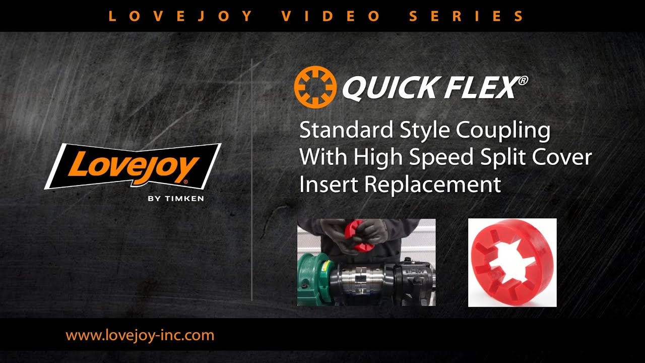 Lovejoy QUICK FLEX Couplings Insert Replacement Demo - YouTube