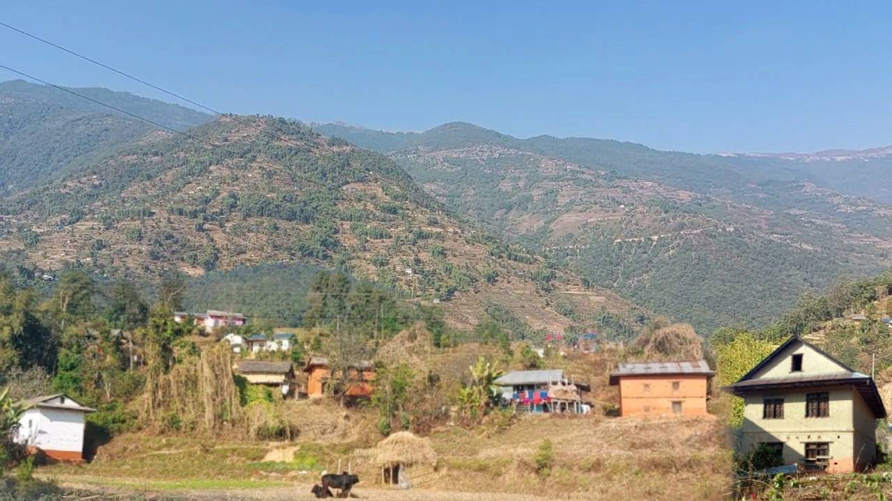 Primitive Houses & Beautiful scenery of Mountain Village- Heavenly ...