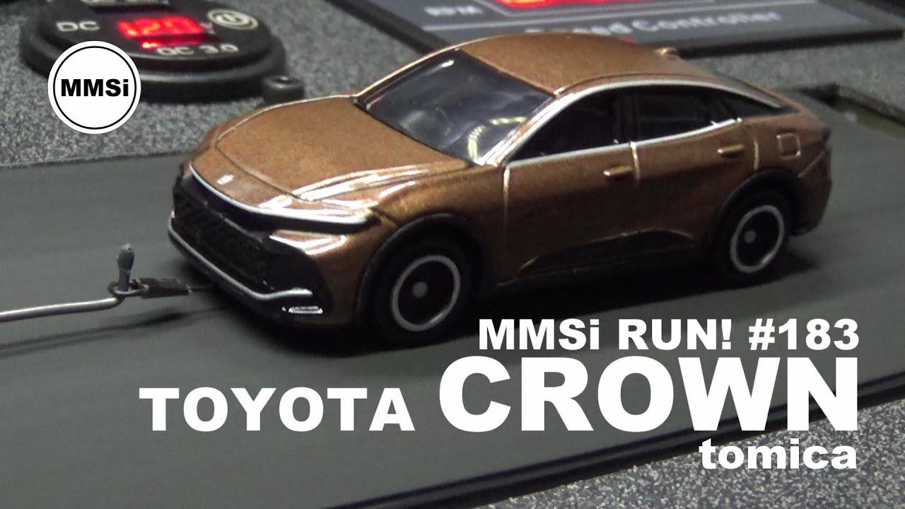 MMSi RUN! 183 TOYOTA CROWN / tomica ( トヨタ クラウン / トミカ ) - YouTube