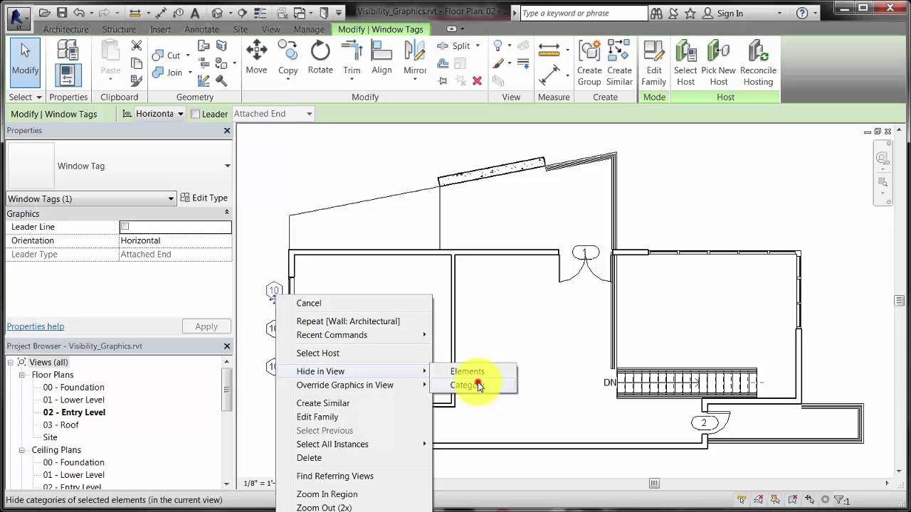 Revit LT Essential Skills - Visibility & Graphics - YouTube
