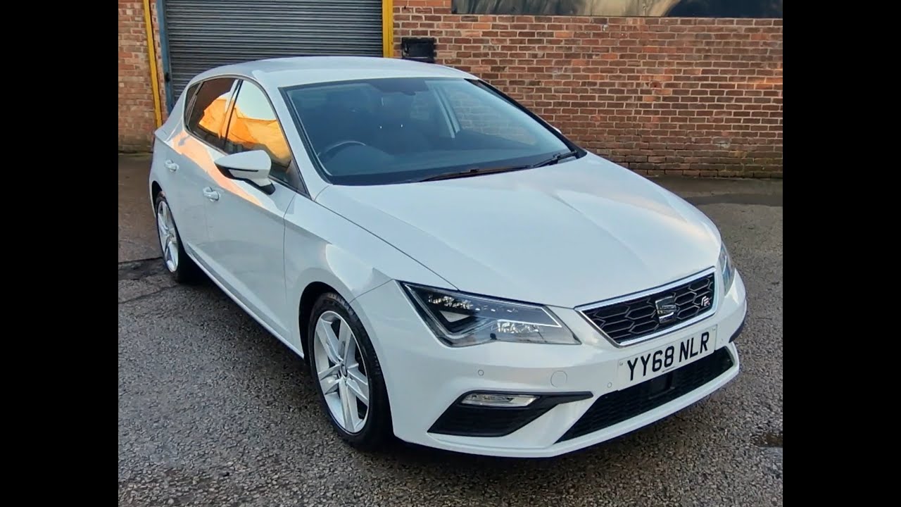 SEAT Leon 1.5 TSI EVO FR Hatchback 5dr Petrol Manual in White YY68NLR ...