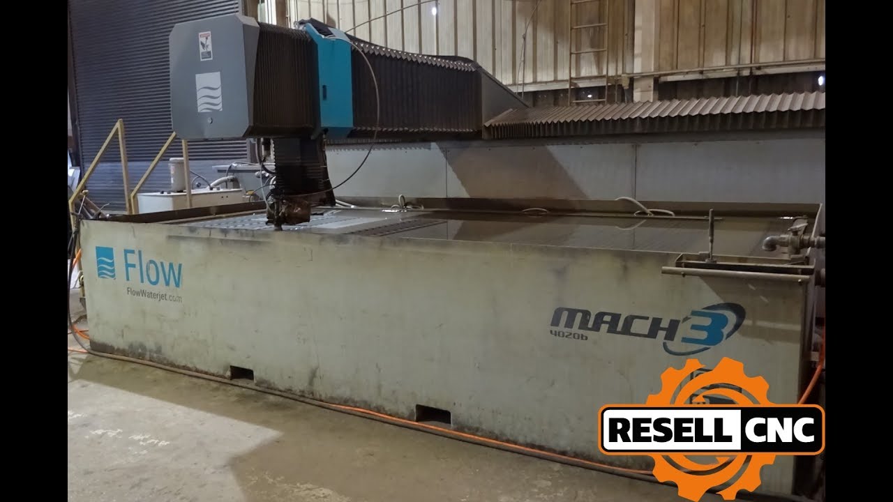 2013 Flow Mach 3 4020 B Water Jet - YouTube