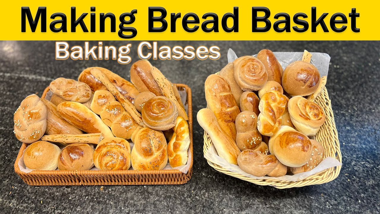Bread Basket Recipe| How To Make Edible Bread Basket By Mrchefu - YouTube