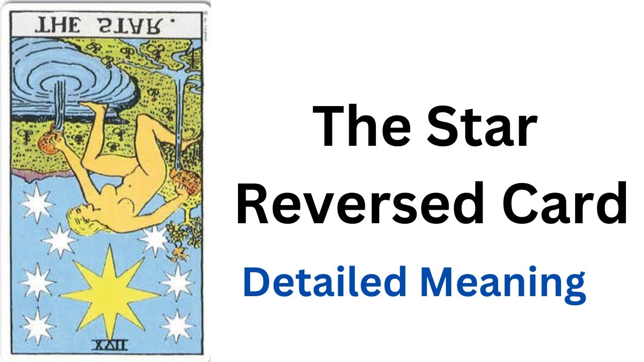 The Star Reversed Card Meaning || Learn Tarot Card Meaning || - YouTube