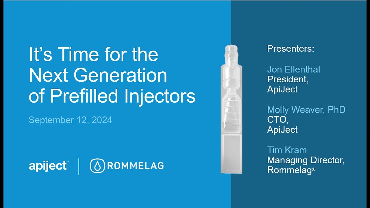 Changes are Coming to Prefilled Injectable Drug Delivery Systems - YouTube