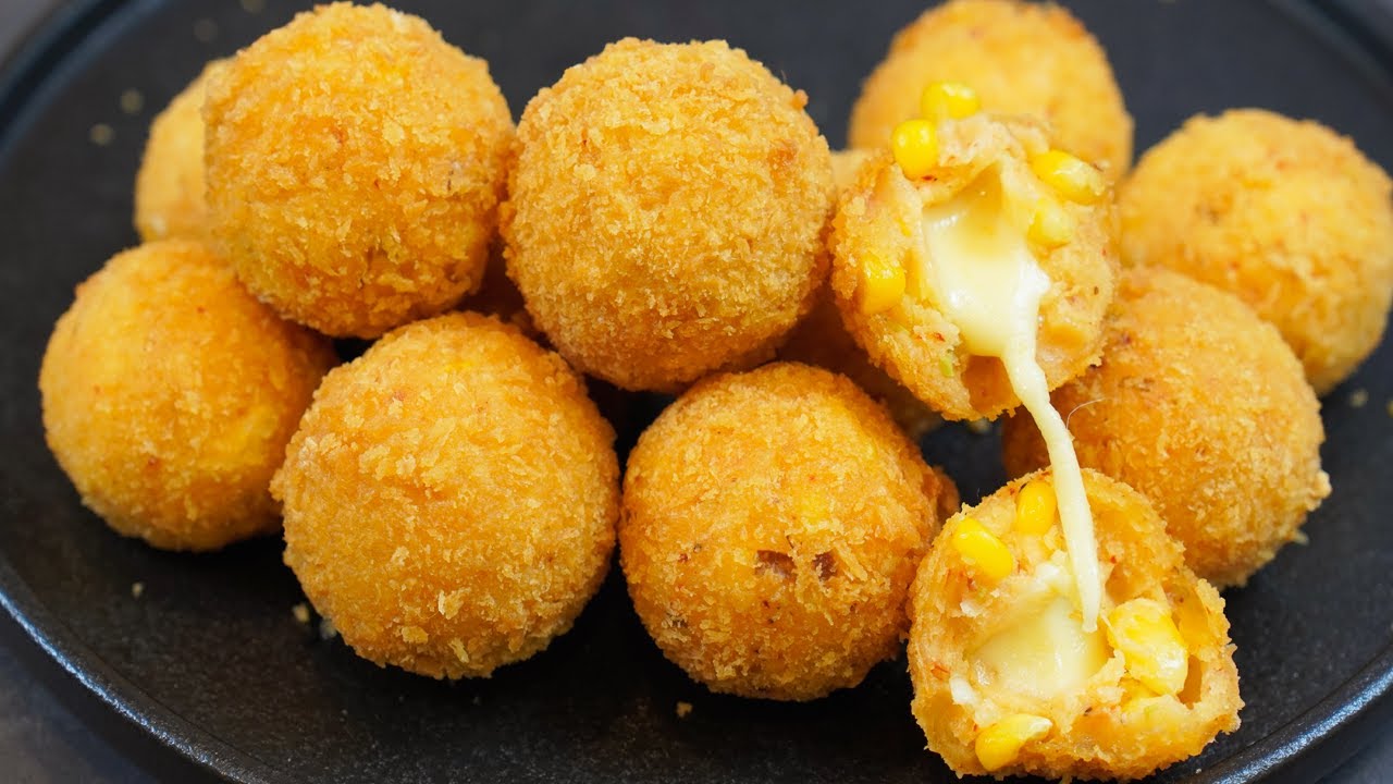 Potato Cheese Balls ! Easy French Fries Recipe ! Crispy and Delicious ...