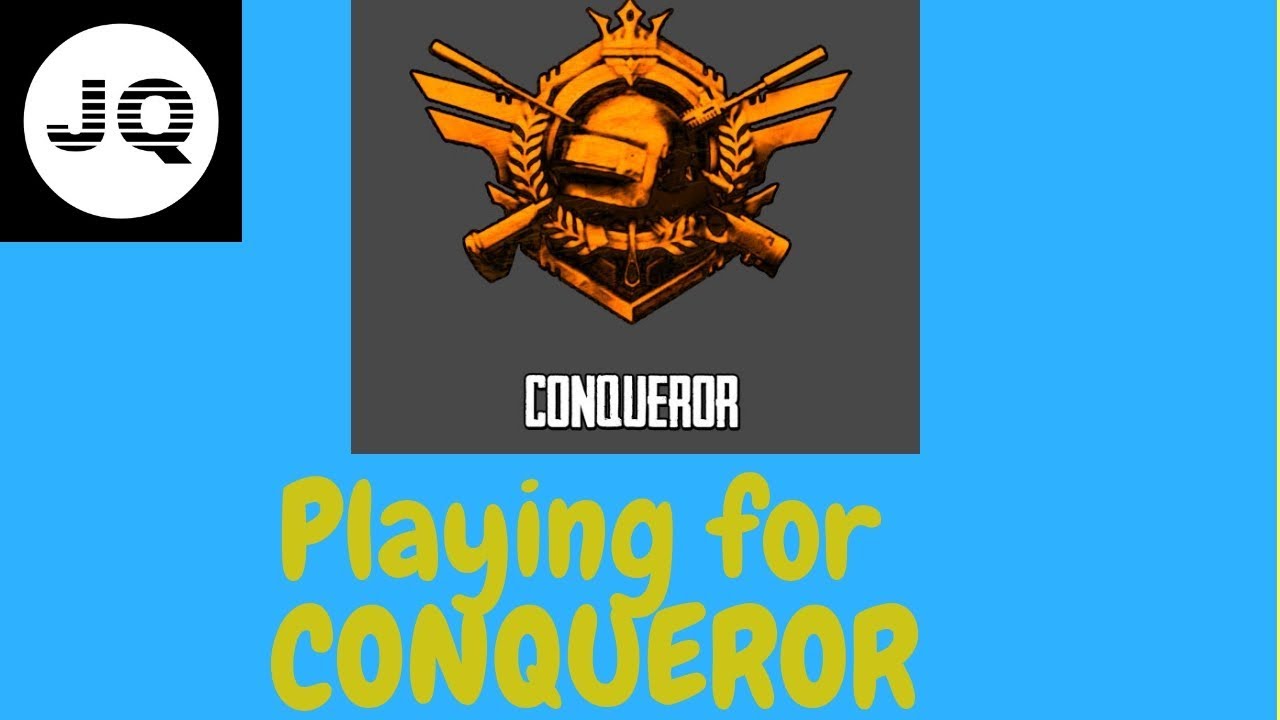 PUBG: playing for conqueror avatar - YouTube