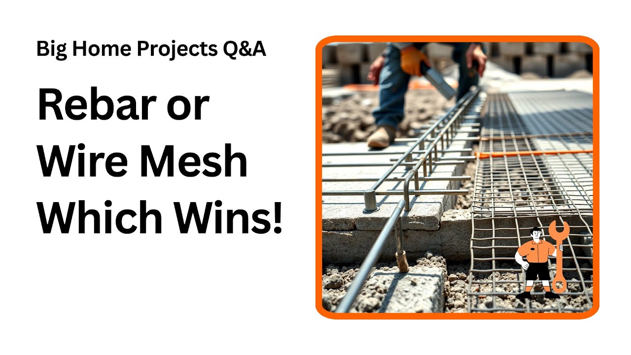 Rebar vs Wire Mesh Which Concrete Reinforcement Wins - YouTube
