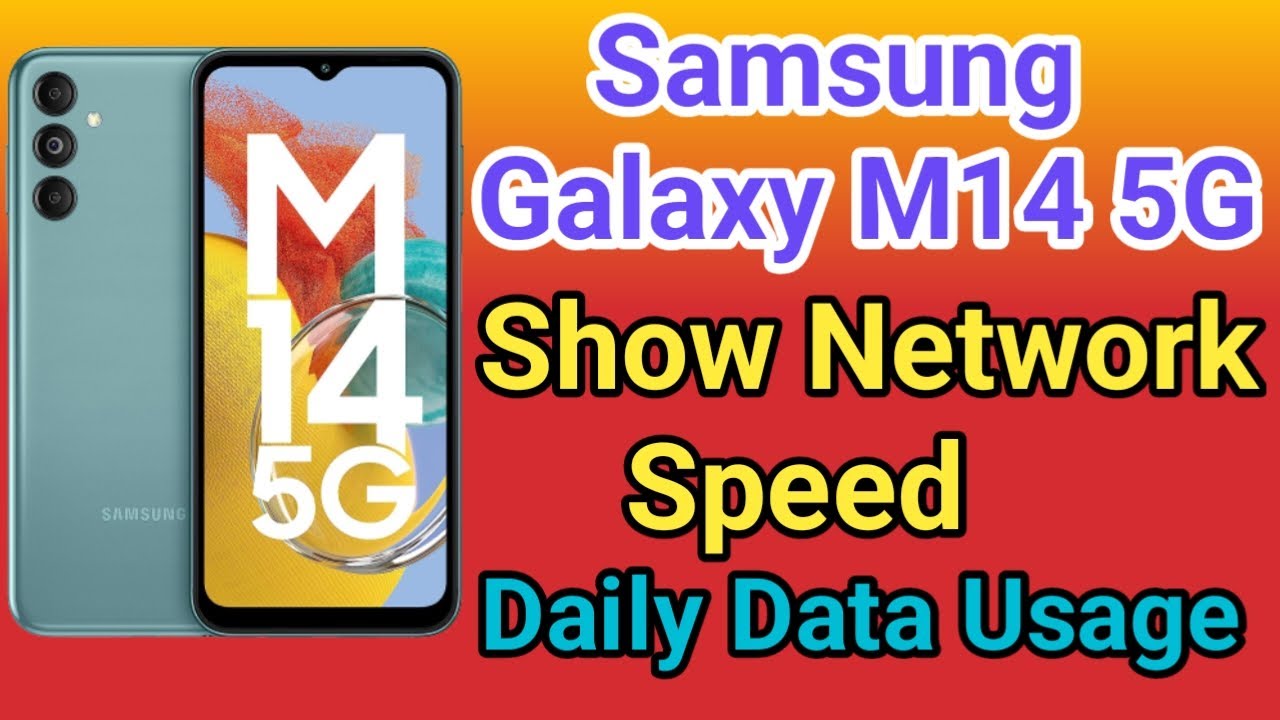 Samsung Galaxy M14 5g Show Daily Data Usage Kaise Kare How To Show Daily Data Usage Setting