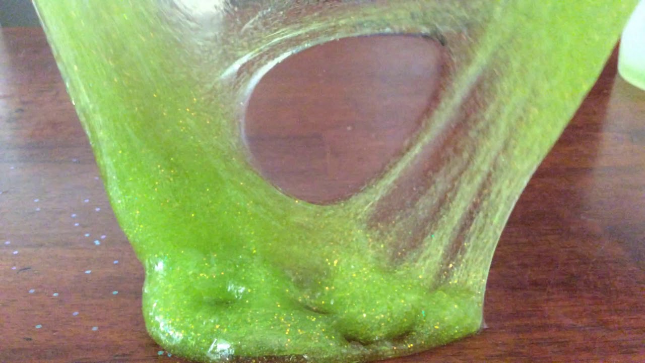 Playing with some sticky slime - YouTube