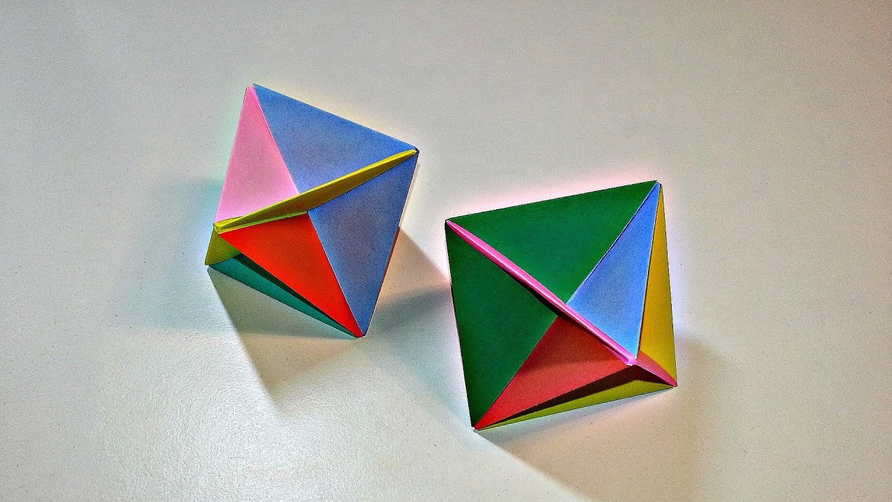 How To Make Origami Modular Spinning Top
