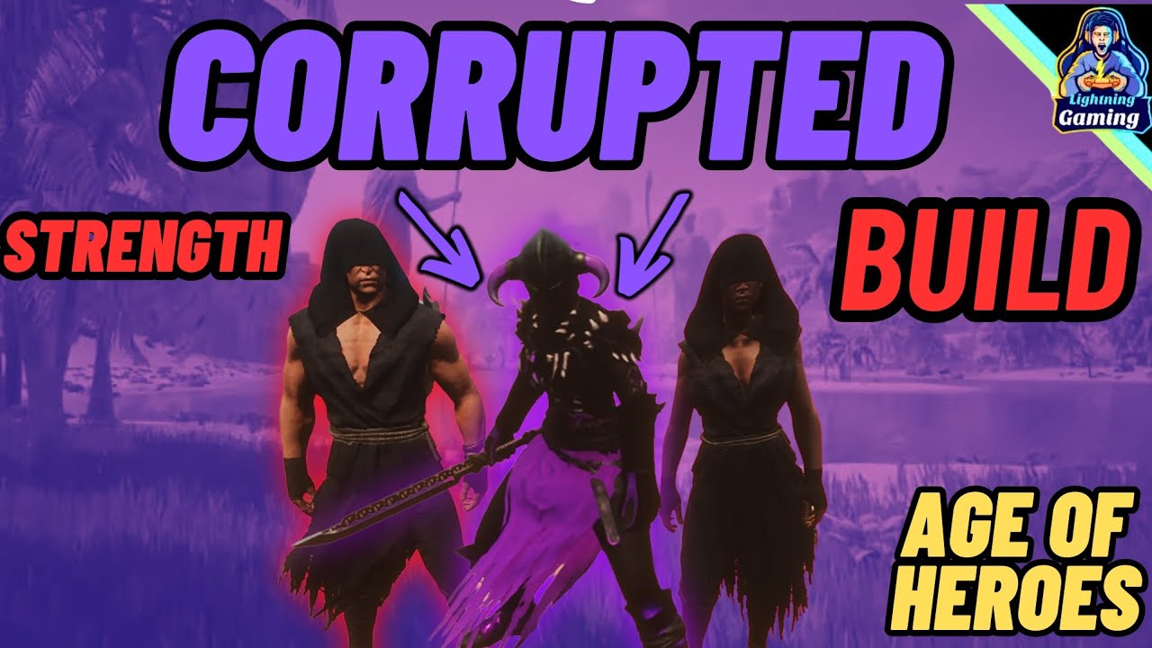 Conan exiles age of heroes OP Strength corruption build!! - YouTube