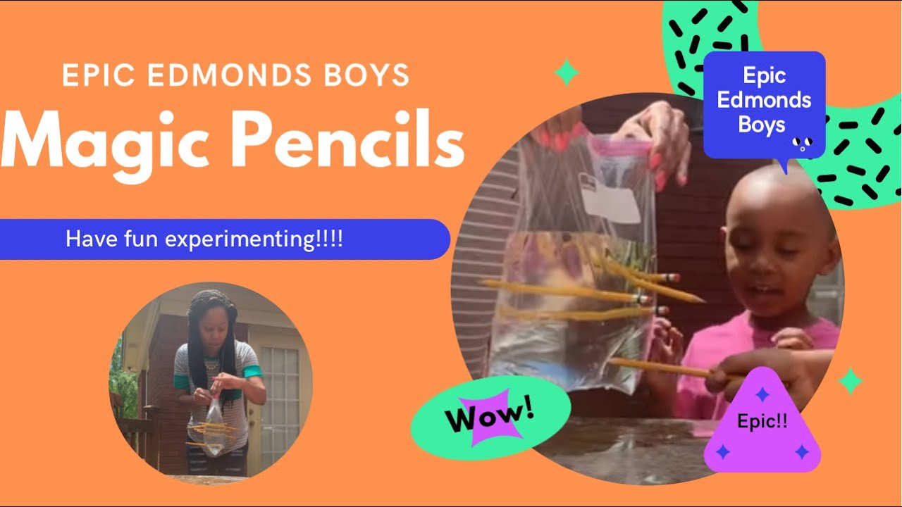 Magic Pencils ️-Kids Science Experiment - YouTube