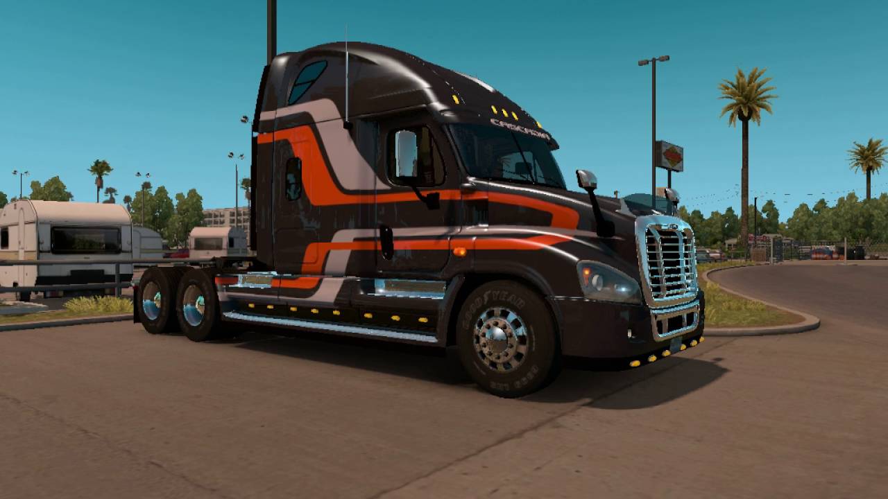 ATS Freightliner Cascadia Evolution - YouTube
