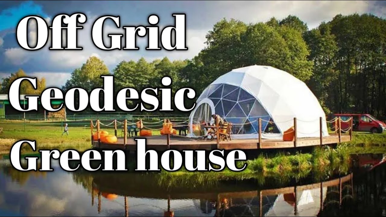 Building an Off Grid Geodesic Dome Greenhouse in the Woods - YouTube