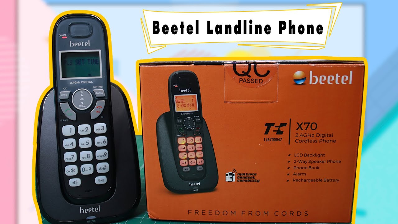 Beetel X70 Cordless Landline Phone Unboxing And Review Best Cordless