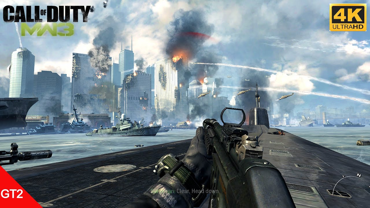 DESTROY ENEMY SUBMARINE in NEW YORK | Call Of Duty MODERN WARFARE 3 ...