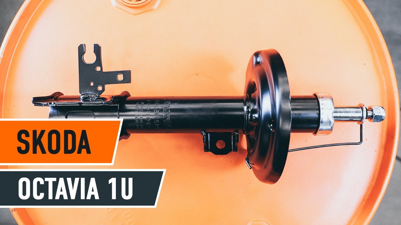 Wie SKODA OCTAVIA 1U Stoßdämpfer vorne wechseln [AUTODOC TUTORIAL ...
