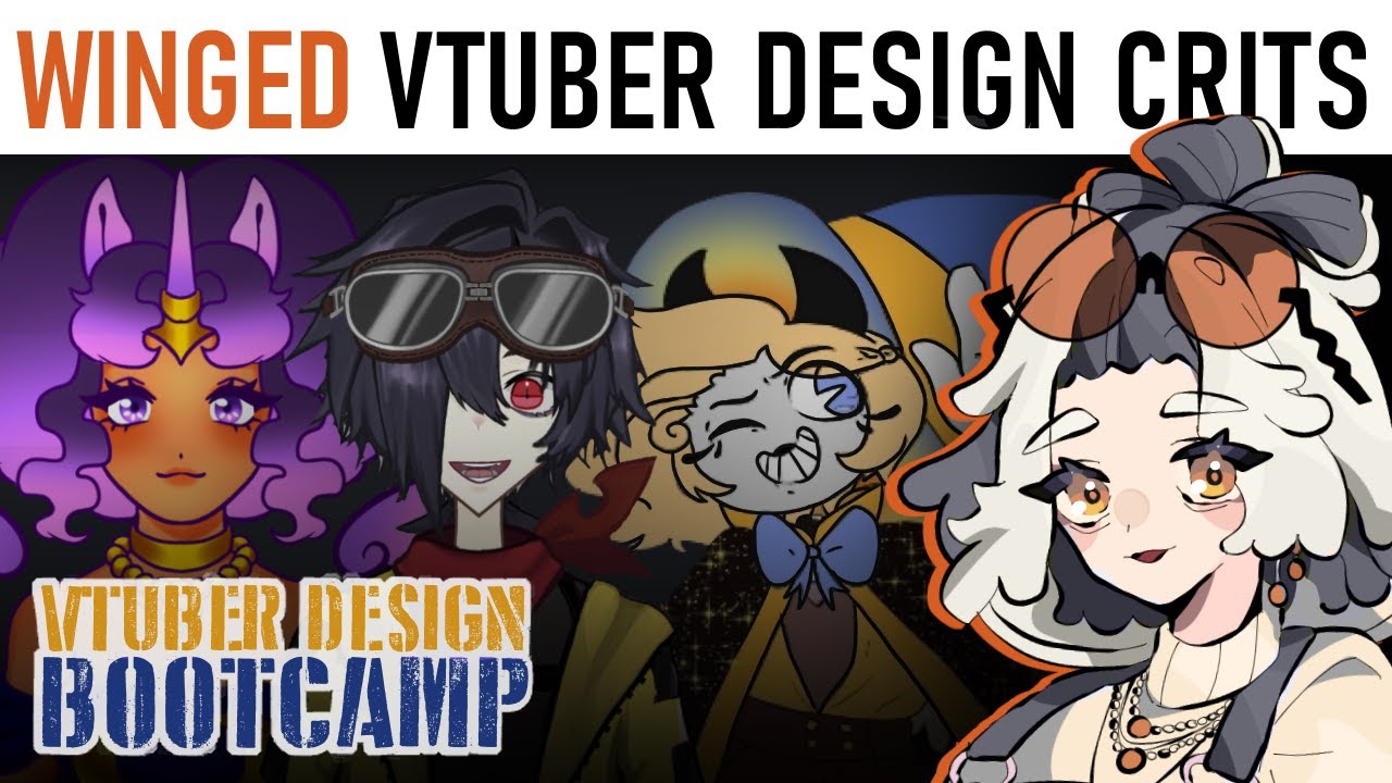 Taking to the Skies for some WINGED Vtuber Design Critiques 🐦 - YouTube