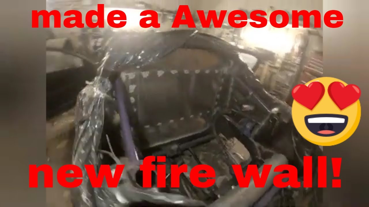 how to make a fire wall for my car! - YouTube