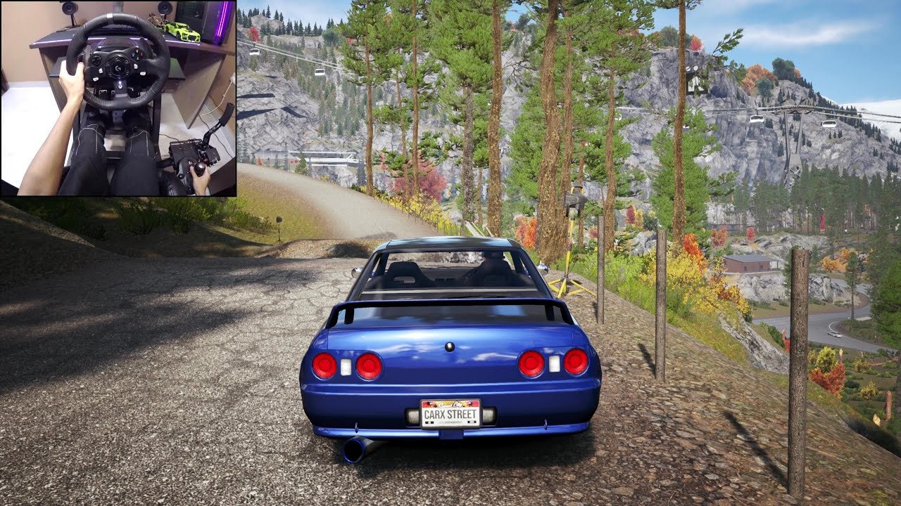 Nissan Skyline R32 GT-R - CarX Street | Logitech g920 gameplay - YouTube
