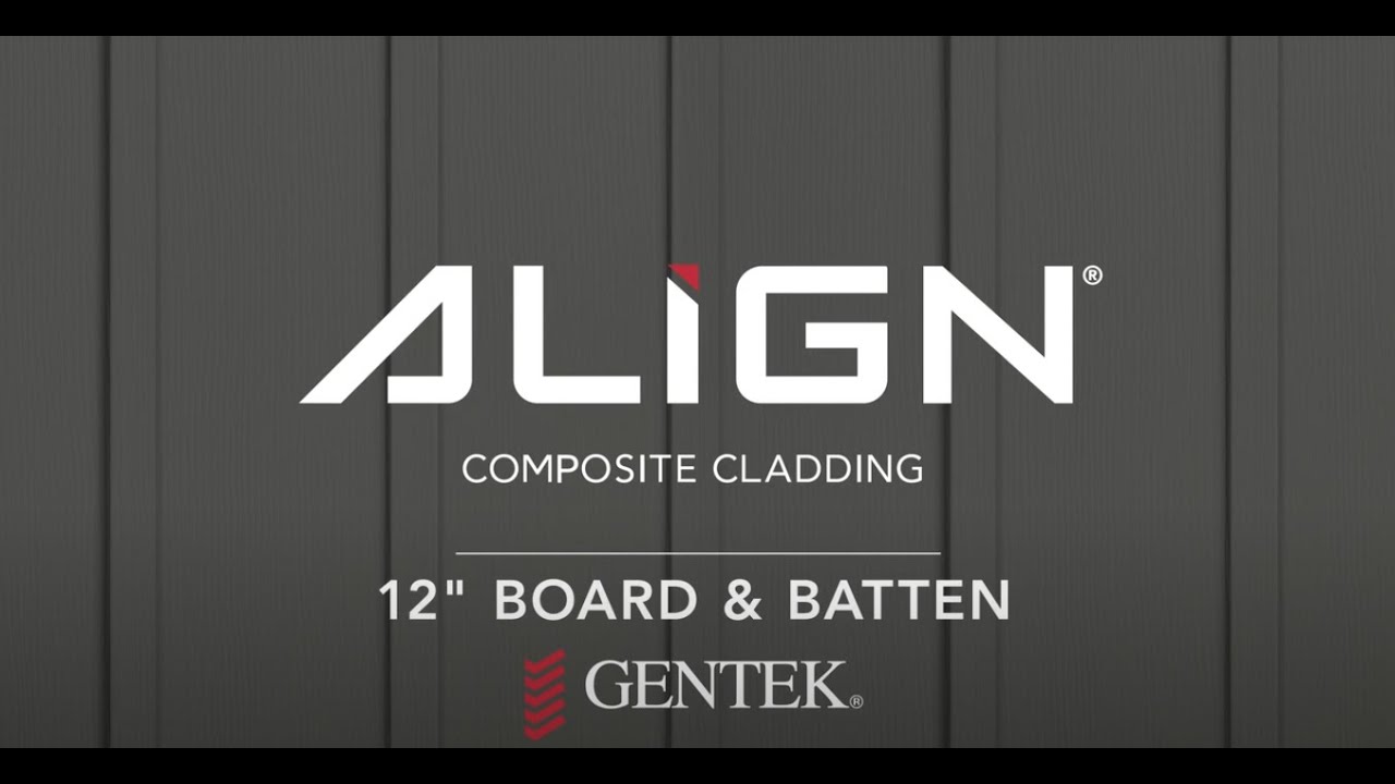 ALIGN® 12" Board and Batten - YouTube