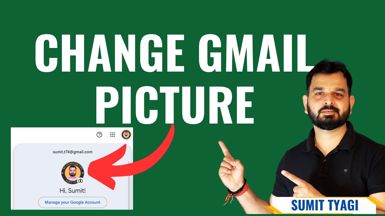 How to change gmail id profile photo | gmail id ka photo kaise change ...