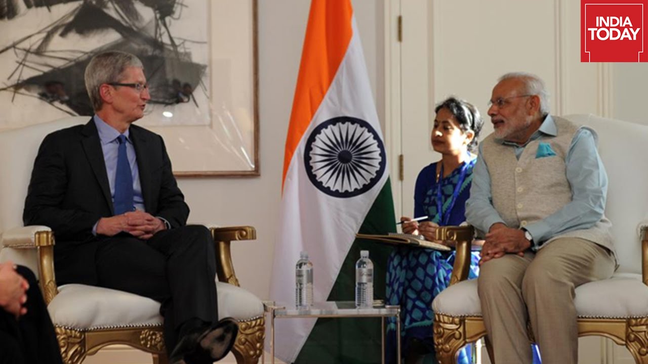 Apple CEO, Tim Cook To Meet Narendra Modi - YouTube