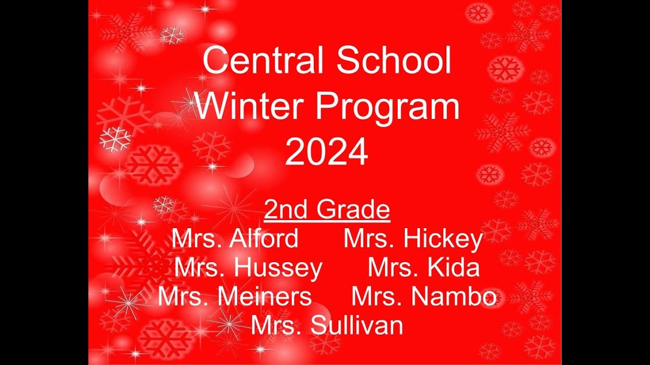 2024 D231 Winter Programs Central Elementary School - YouTube