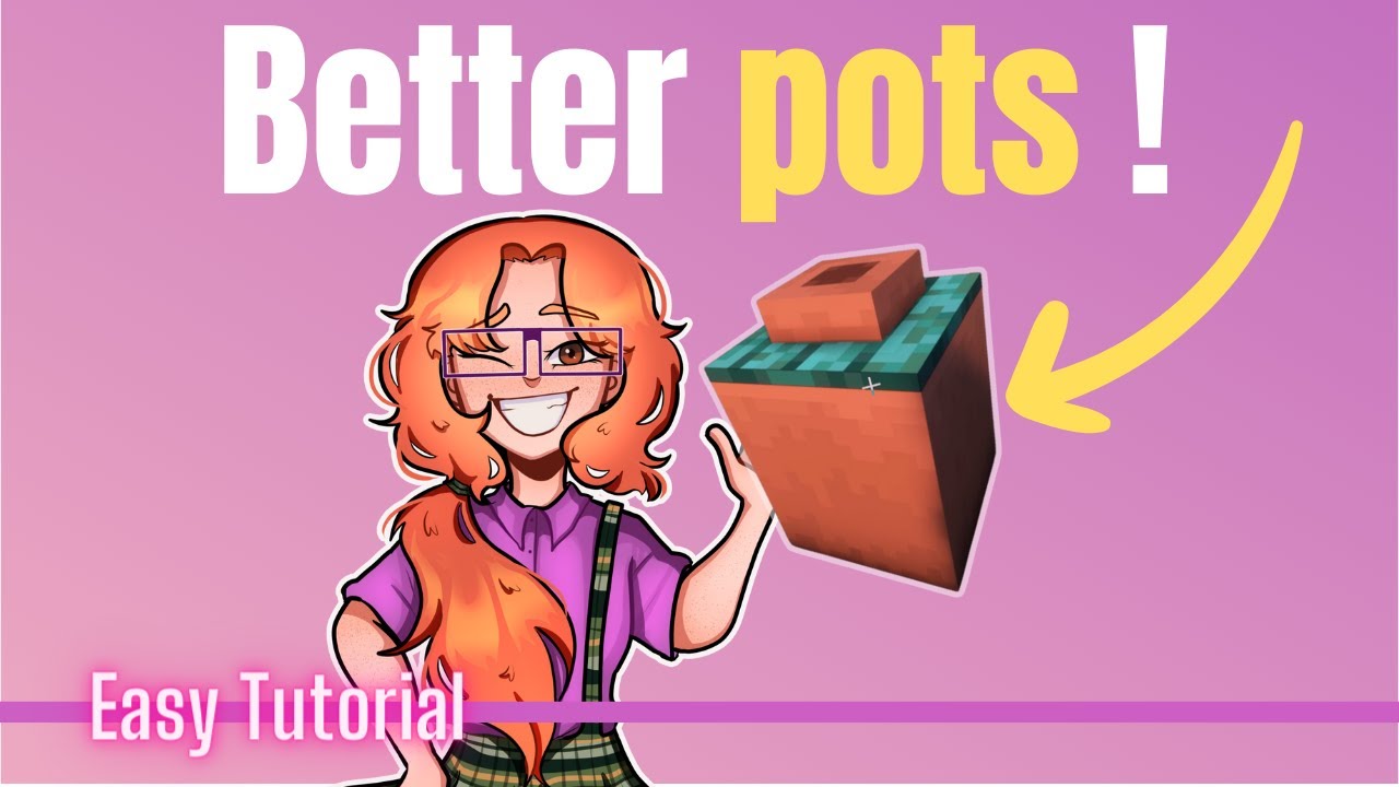 New Minecraft Pots: 15 Amazing Building Ideas - 1.20 Minecraft - YouTube