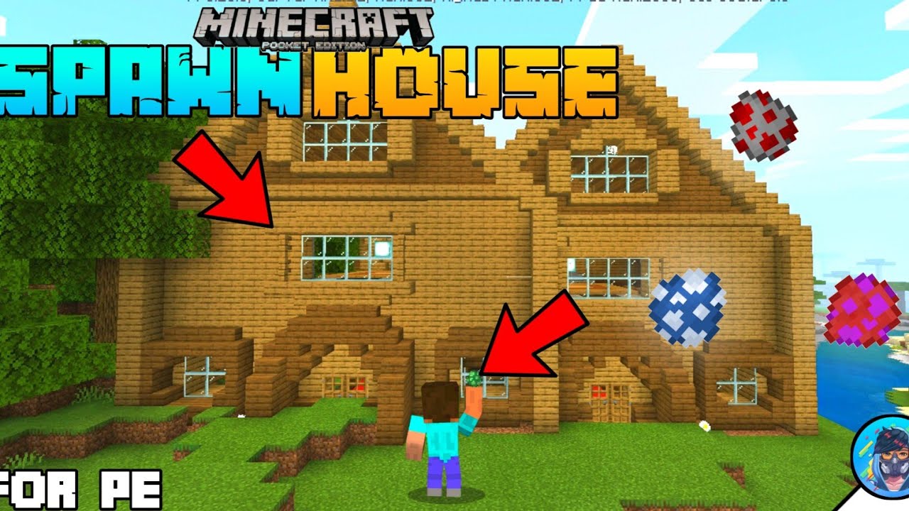 SPAWNABLE HOUSE ADDON FOR MINECRAFT PE | SPAWN A BEST HOUSE - YouTube
