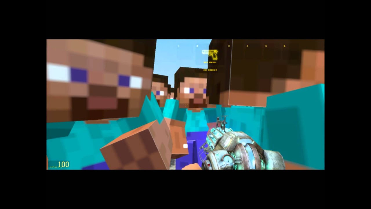 How To Kill "Minecraft Steve" In Garry's Mod! - YouTube