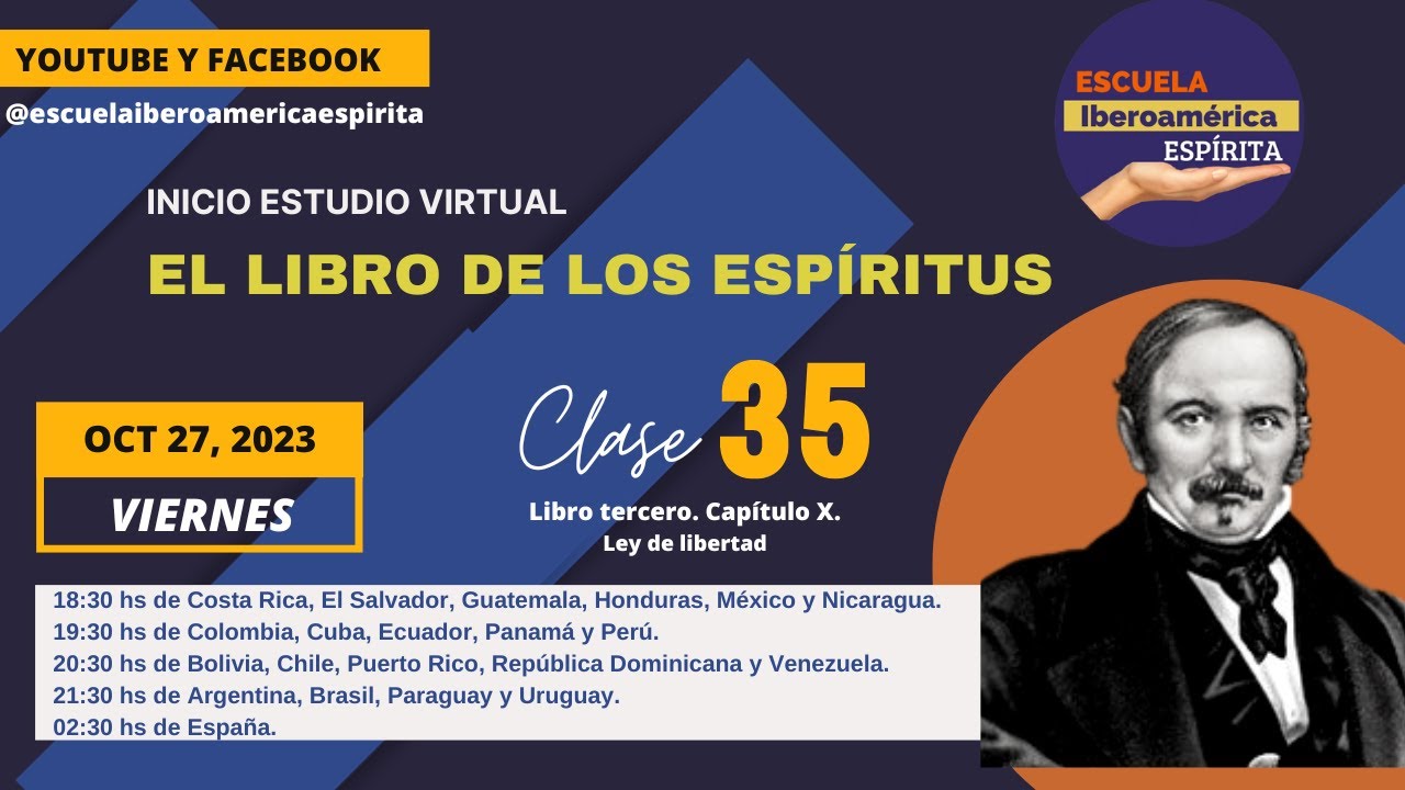 Estudio de "El Libro de los Espíritus" - Clase 35 - YouTube