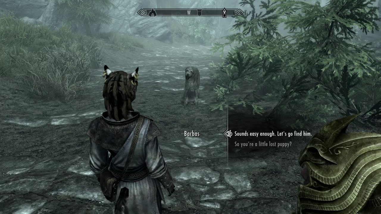 Skyrim Barbas Quotes