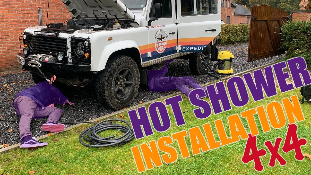How to INSTALL a HOT SHOWER Heat Exchanger in a 4x4 (@nextmeridian ...