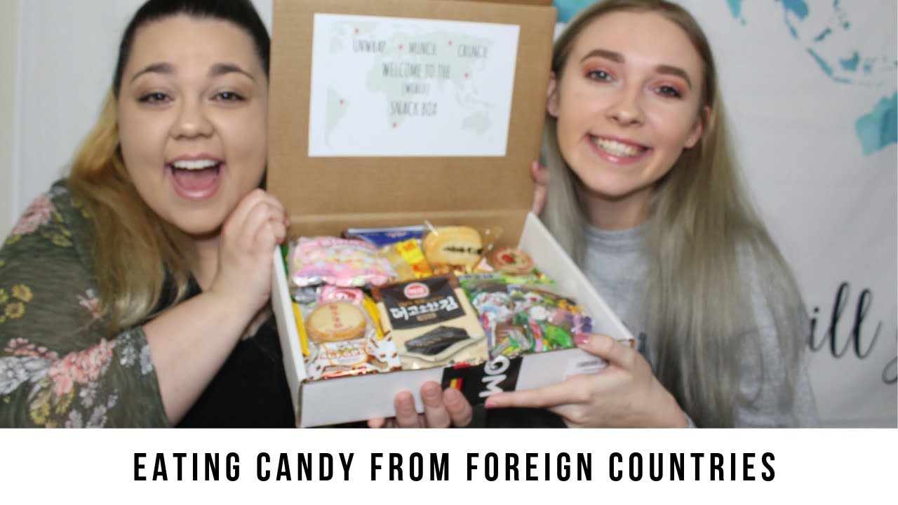 EATING CANDY FROM FOREIGN COUNTRIES (feat. Jordan) - YouTube