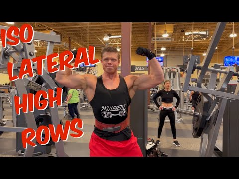 ISO Lateral High Rows - YouTube